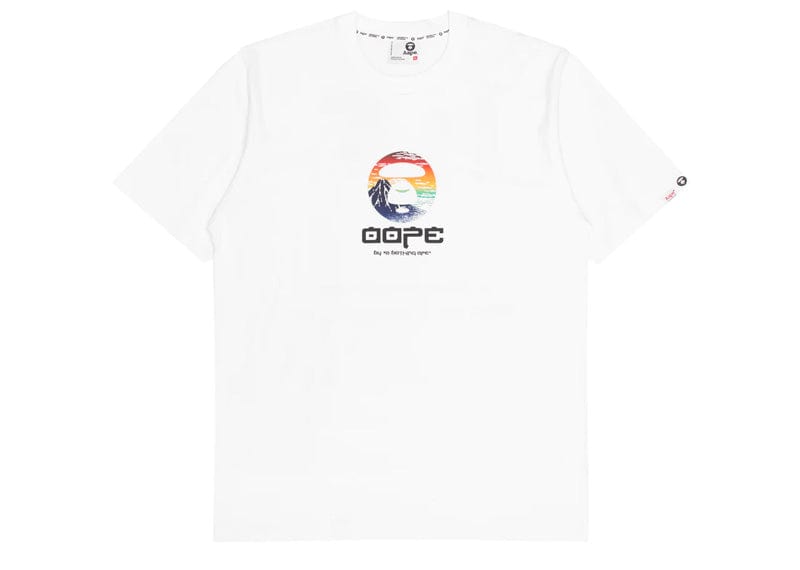 AAPE Japan Mountain T-Shirt White – Court Order