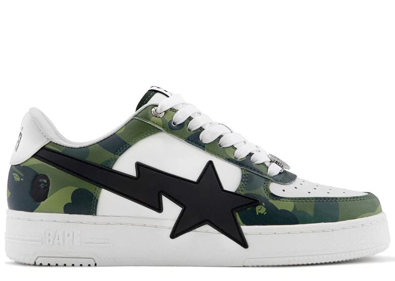A Bathing Ape Bape Sta Low OS #1 Color Camo Green White – Court Order