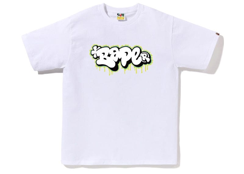 BAPE Graffiti Logo Tee White – Court Order