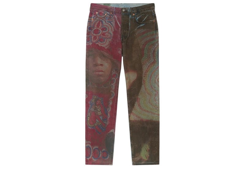 Denim Tears Big Chief Demond 568 Denim Jeans Multicolor – Court Order