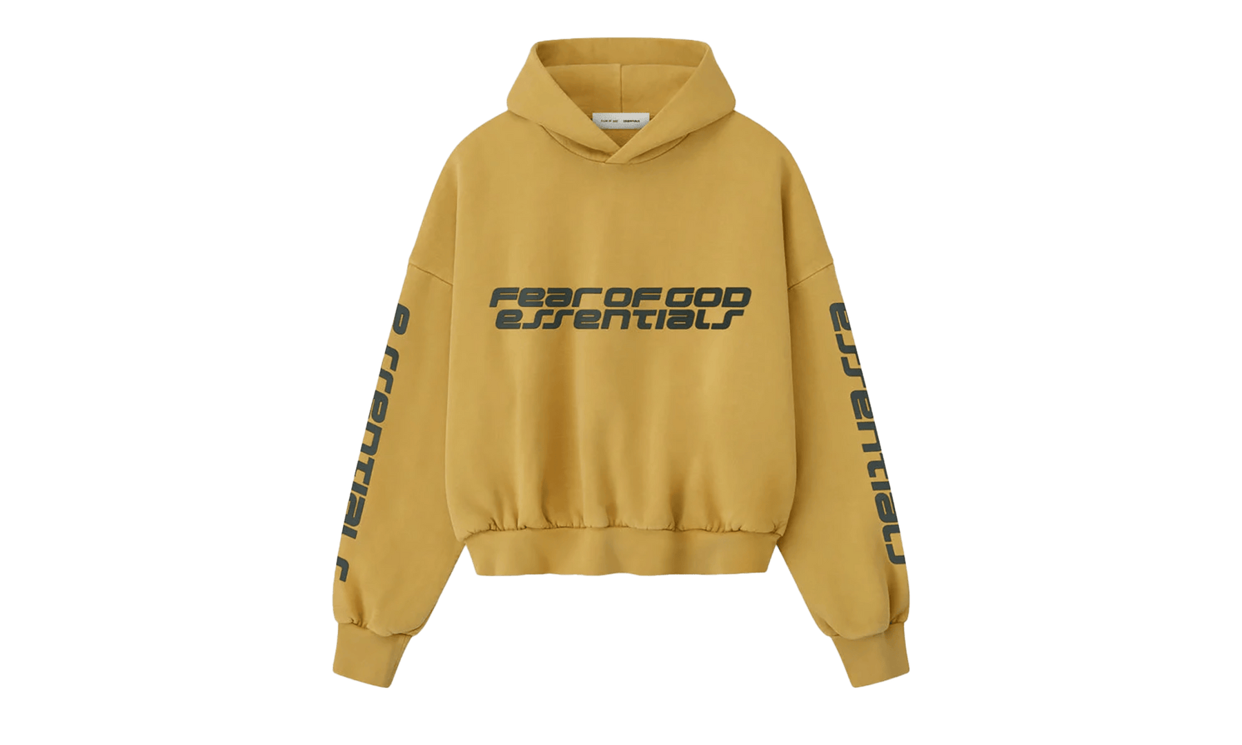 Fear of God Essentials Cropped Relaxed Hoodie Canyon – Court Order