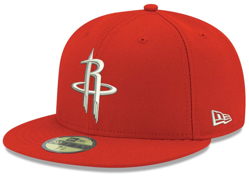 New Era Red Houston Rockets Official Team Color 59FIFTY Fitted Hat ...