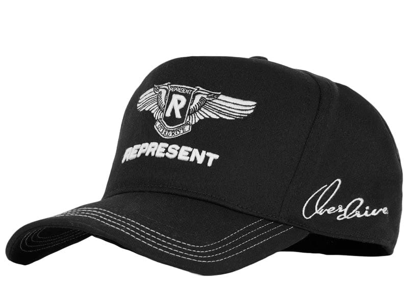 Represent Clo Overdrive Badge Cap Jet Black – Court Order