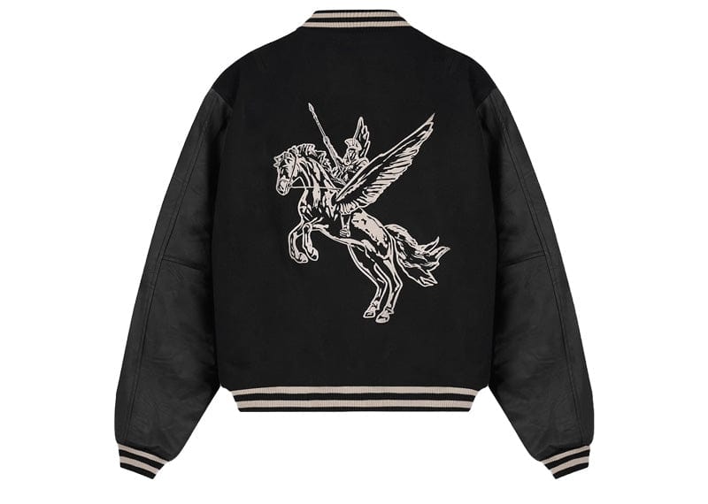 Represent Mascot Wool Varsity Jacket Jet Black – Court Order