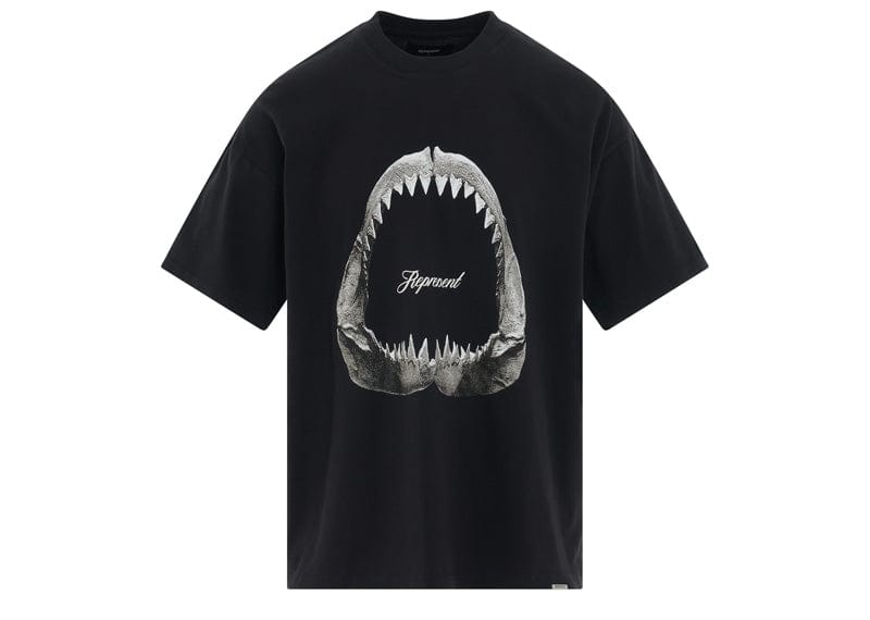 Represent Shark Jaws T-shirt Off Black – Court Order