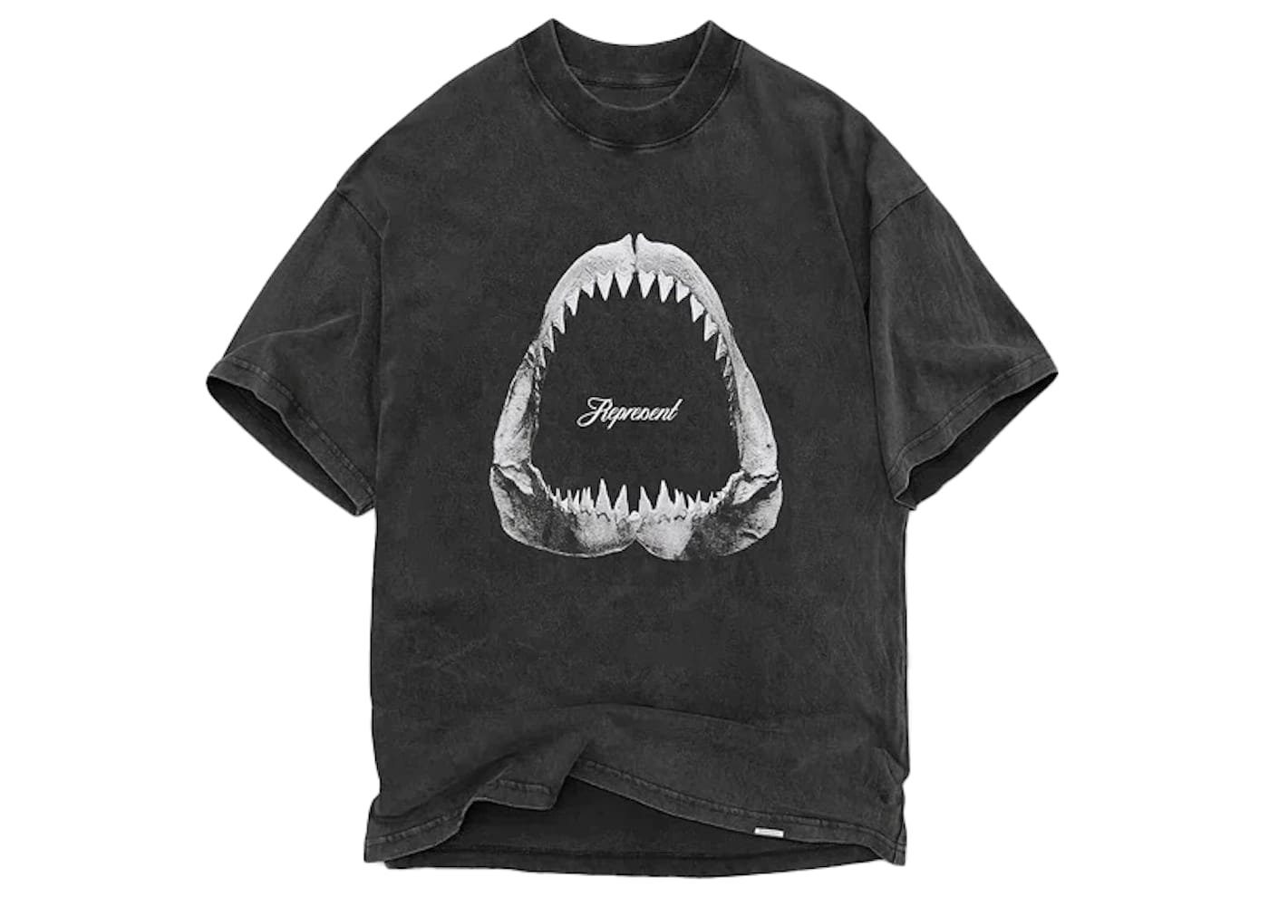 Represent Shark Jaws T-shirt Vintage Grey – Court Order