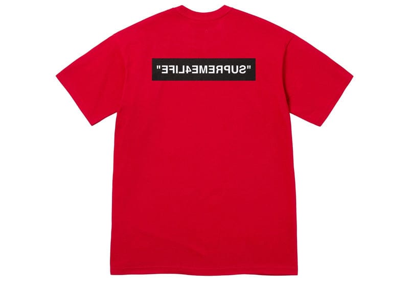 Supreme 4 Life Tee Red – Court Order