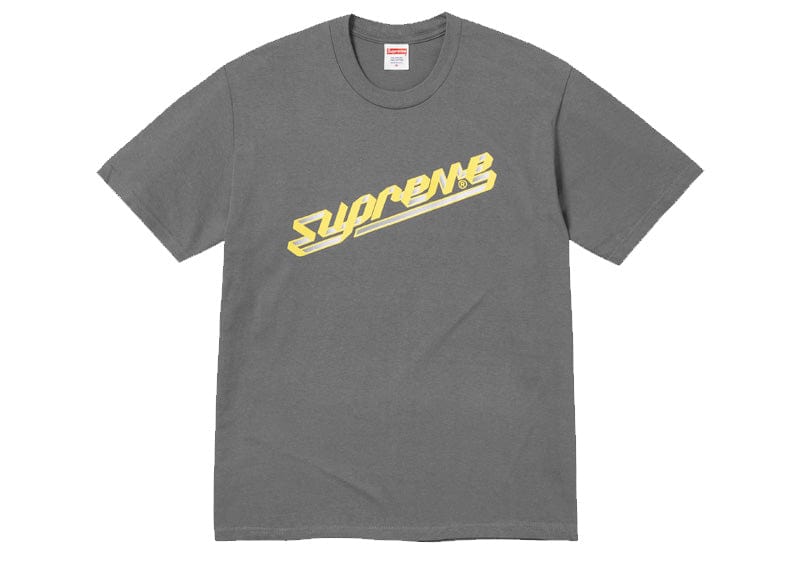Supreme Banner Tee (FW23) Charcoal – Court Order