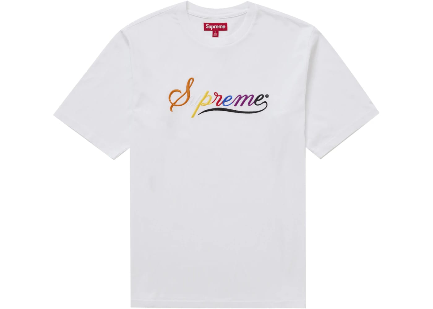 Supreme Cursive S/S Top White – Court Order