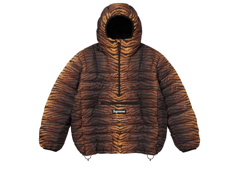 Supreme Micro Down Half Zip Hooded Pullover (FW25) Tiger – Court Order