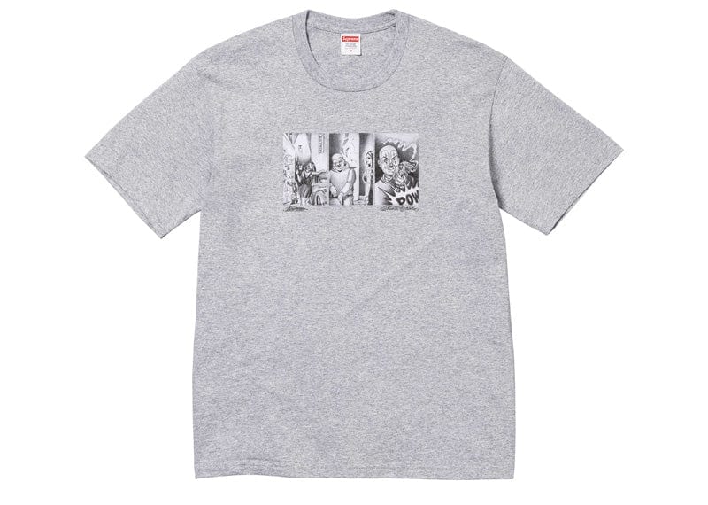 Supreme Mister Cartoon Pow Tee Heather Grey – Court Order