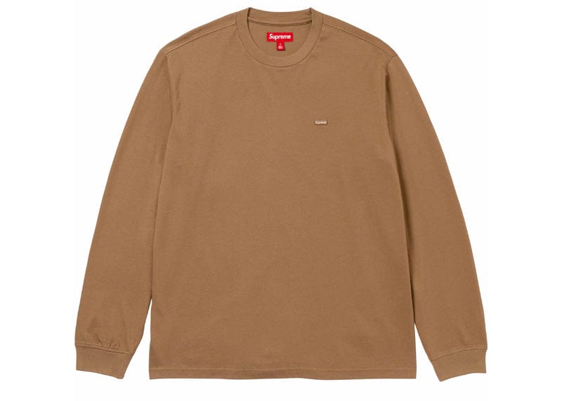 Supreme Small Box L/S Tee Light Brown – Court Order