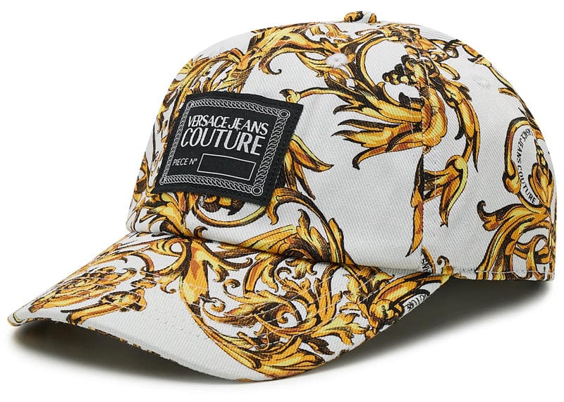 Versace Hat Man White Printed Versace – Court Order