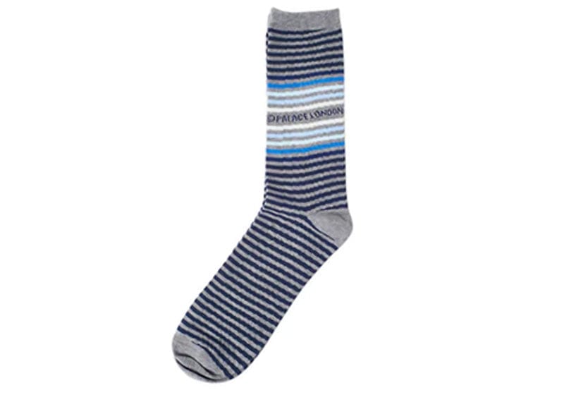 Palace Wavey Stripe Sock Grey Marl/Blues – Court Order